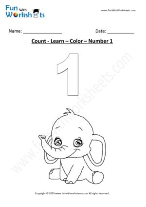 Free Printable Worksheets -Count Learn and Color worksheets Archives ...