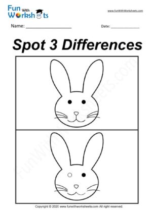 Spot the Differences Activity Worksheets - Free printable Worksheets