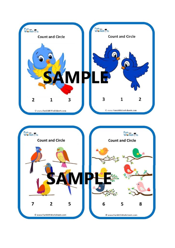 Flash Cards | Number Learning | Instant Download | Funwithworksheets