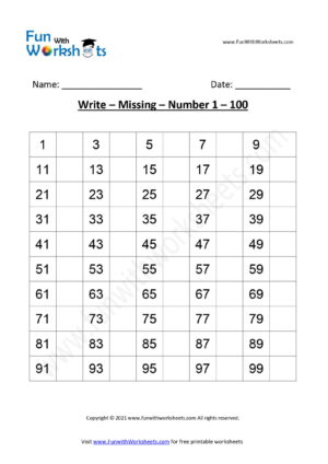 Simple Counting Practice Worksheets - Free Printable Worksheets