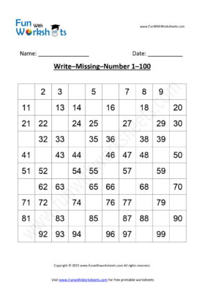 Simple Counting Practice Worksheets - Free Printable Worksheets