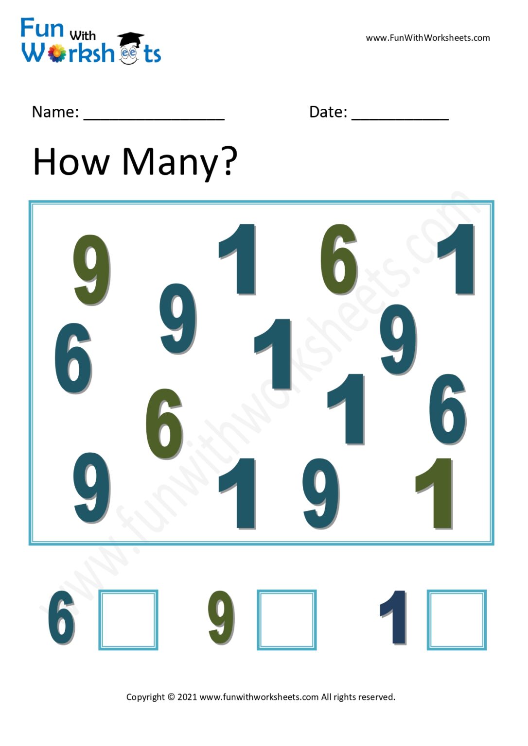 Free Printable Worksheets -kg how many Activity Worksheets Archives ...