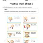 English Adverb Learning and Practice Worksheets